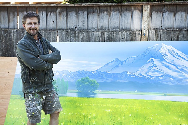 New mural at Wesley Homes' memory care wing helps calm people suffering ...