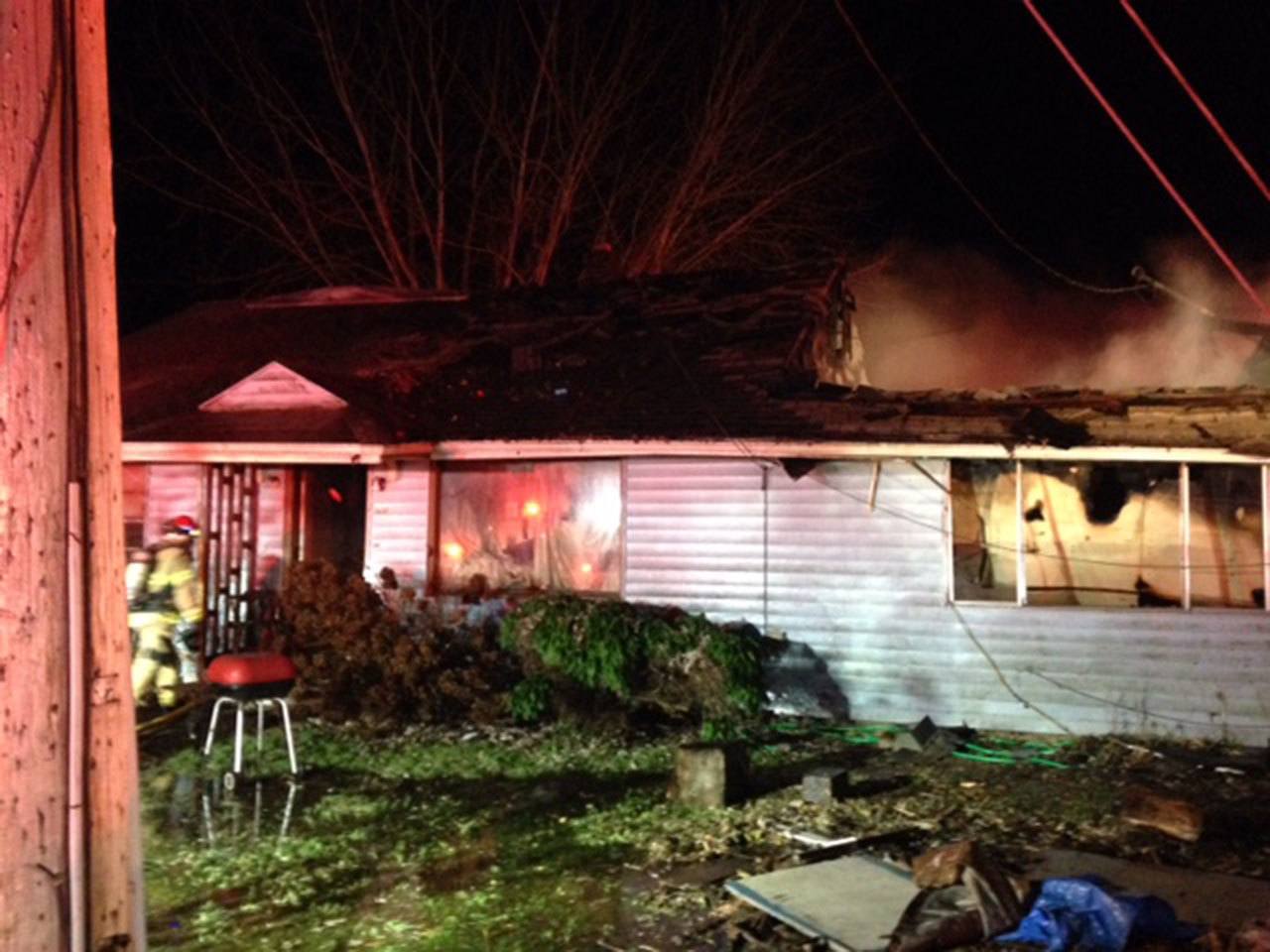 Chimney fire causes partial roof collapse at Algona residence | Auburn ...