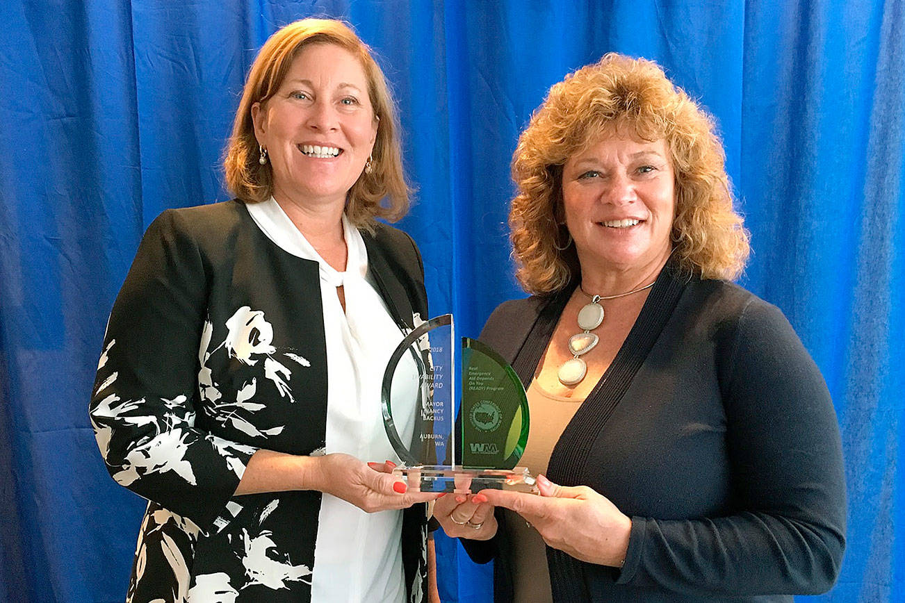 Backus, Auburn’s READY campaign receive national honor | Auburn Reporter