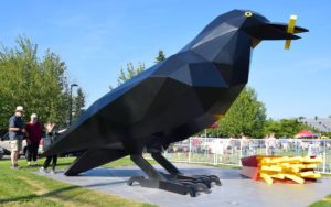 Crow With Fries officially finds its resting spot | Auburn Reporter